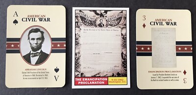 Abraham Lincoln Emancipation Proclamation Civil War Collector Cards | eBay