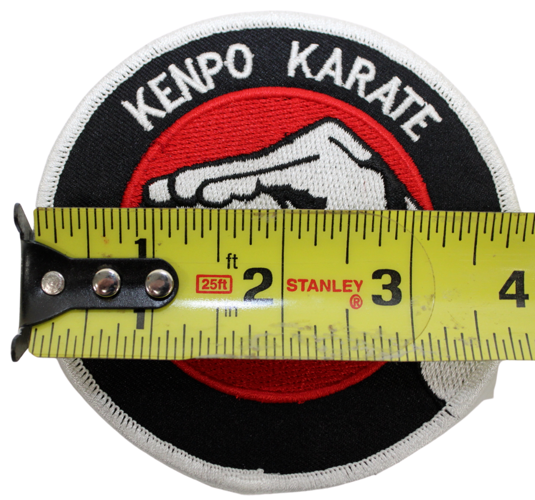 NEW Kenpo Karate Patch for Karate Gi Uniform Kenpo Karate Embroidered 3.75" & 3" | eBay