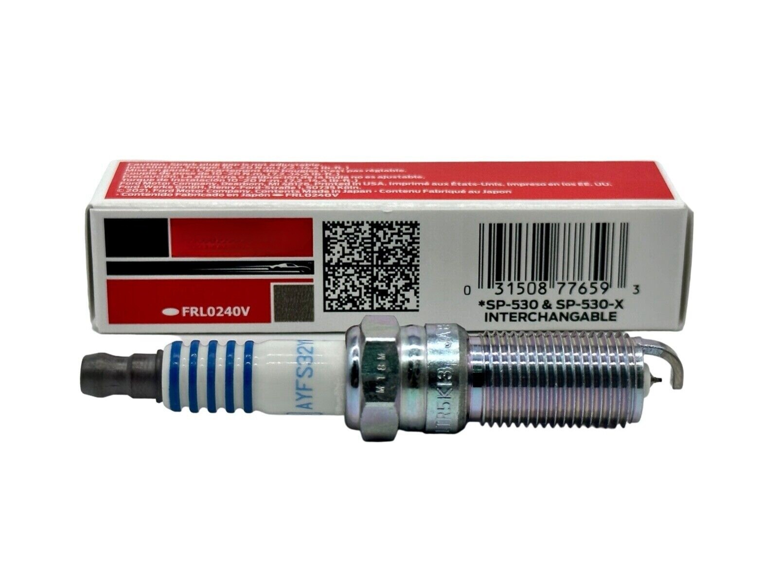 SET OF 4 SP-530 AYFS32YR Iridium Spark Plugs For Ford Escape Lincoln ...