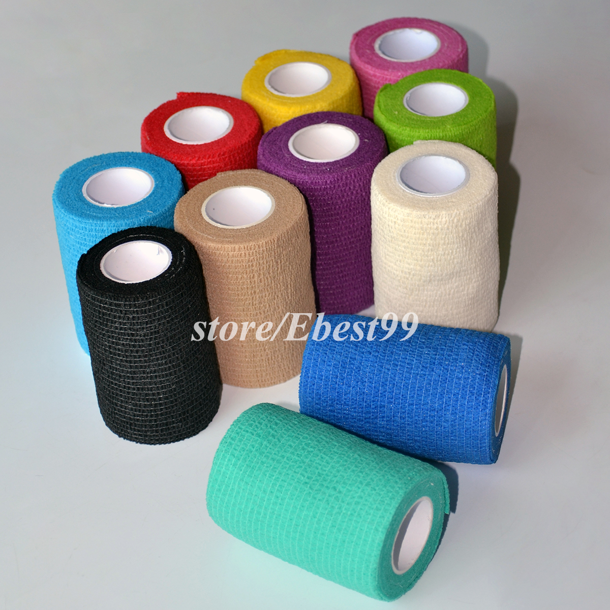 11 X First Aid Self-Adhesive Bandage Wound Bind DressGauze 7.5cm*4.5m ...
