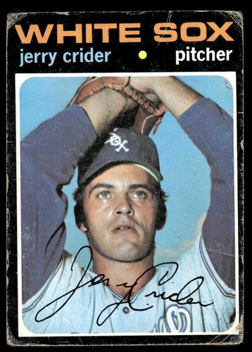 1971 Topps Jerry Crider #113 Chicago White Sox Baseball Card | eBay