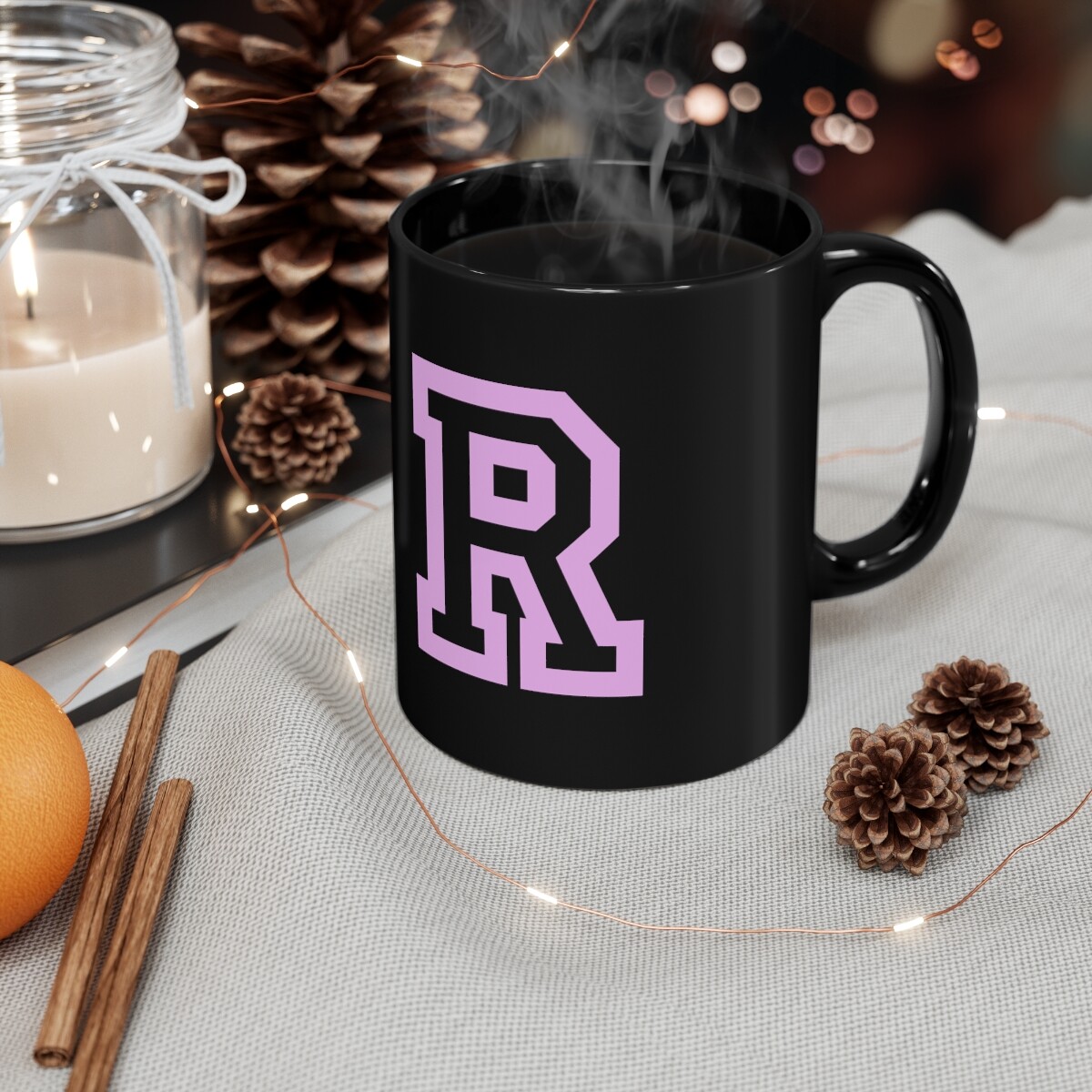 Letter R Mug, Letter Coffee Mug, Monogram Coffee Cup, Gift Mug For ...