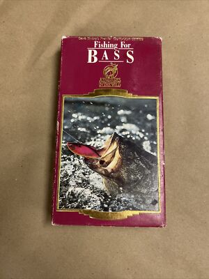 Fishing for Bass VHS, Dave Embry, Adventures in the Wild, TV Show, VHS ...