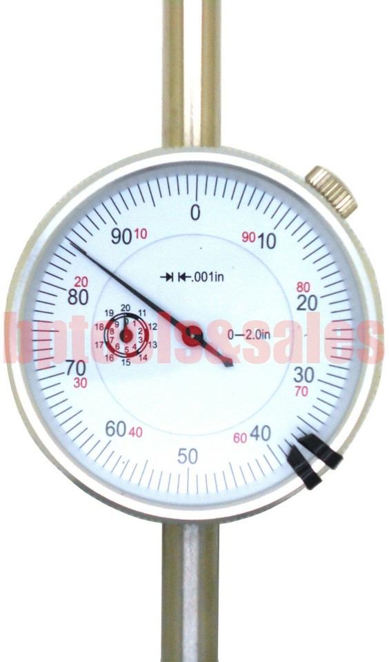 0-2 INCH DIAL INDICATOR TRAVEL DIAL INDICATOR .001 GRAD LATHE PRECISION ...