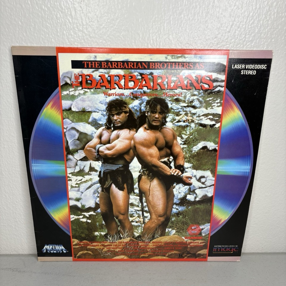 The Barbarians (1987, Laserdisc) Rare Cult Movie Rated R FOR DISPLAY ...