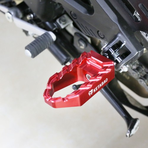Red BUZZ Front Wide Foot Pegs For Harley Davidson Softail LOW RIDER 18 ...