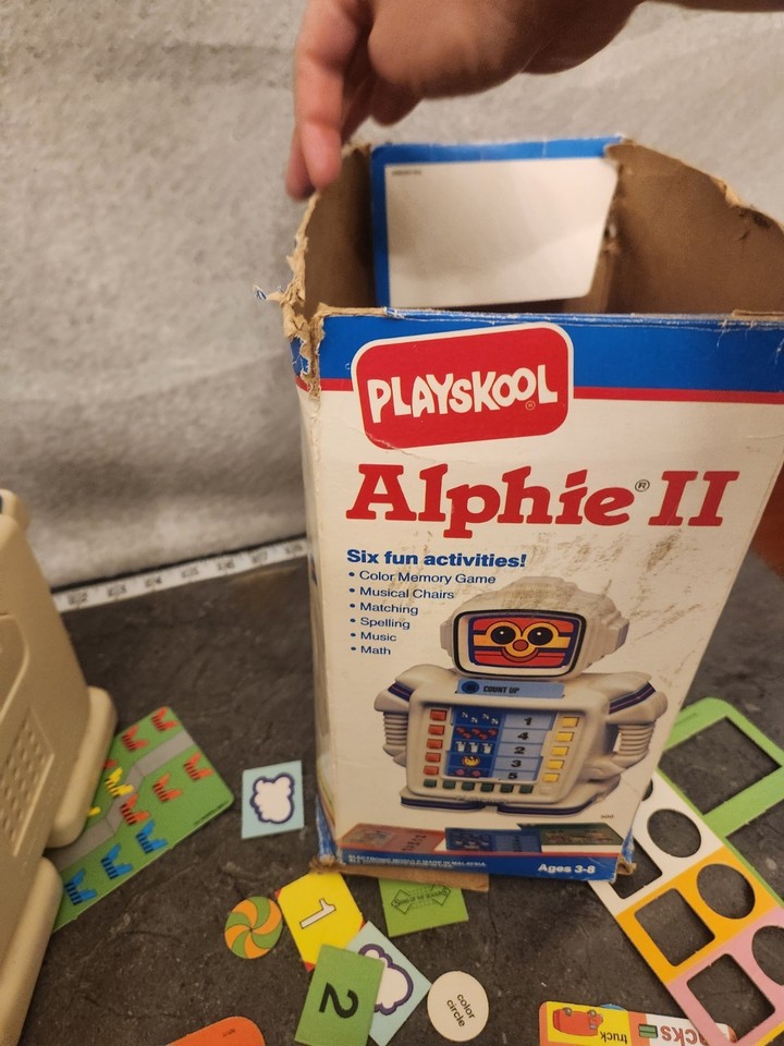 Playskool Alphie II Talking Robot with Reading Math Season Activity Set ...