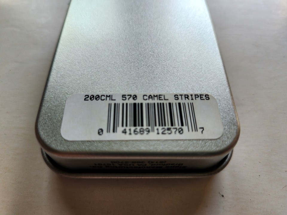Zippo Camel Blue STRIPES CHROME Camel Lighter New Sealed in Tin from ...