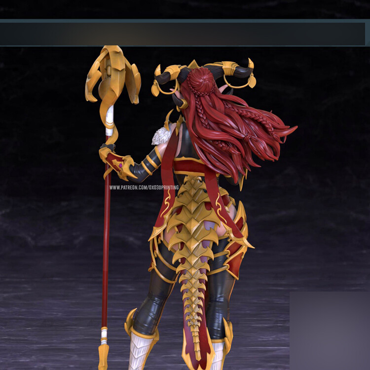 1/10 Scale WOW Alexstrasza Model Kits Unpainted 3D Printing Garage Kit ...