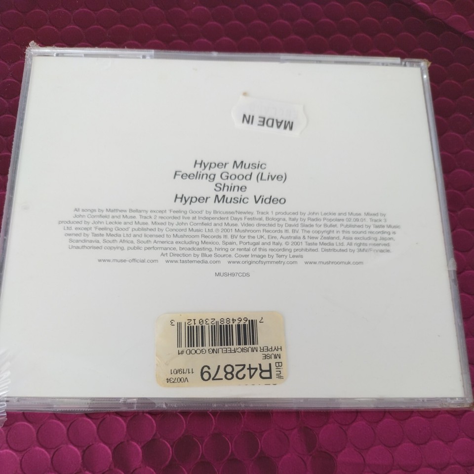 Muse Hyper Music Feeling Good CD BRAND NEW RARE 5034644009728 | eBay