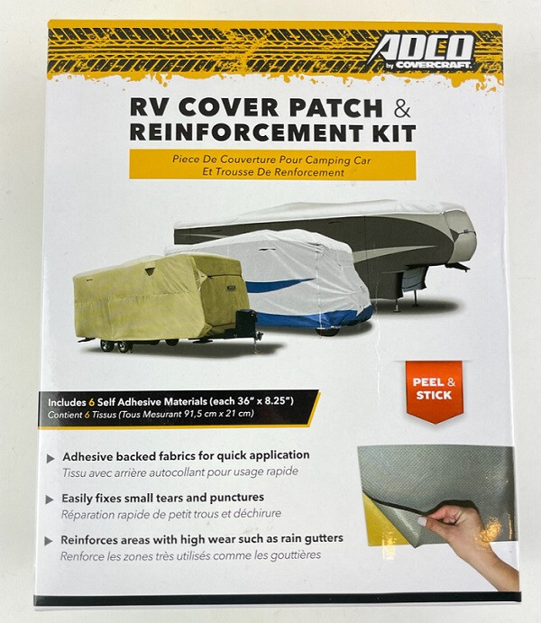 ADCO 9024 RV Cover Patch & Reinforcement Kit - Peel & Stick! | eBay