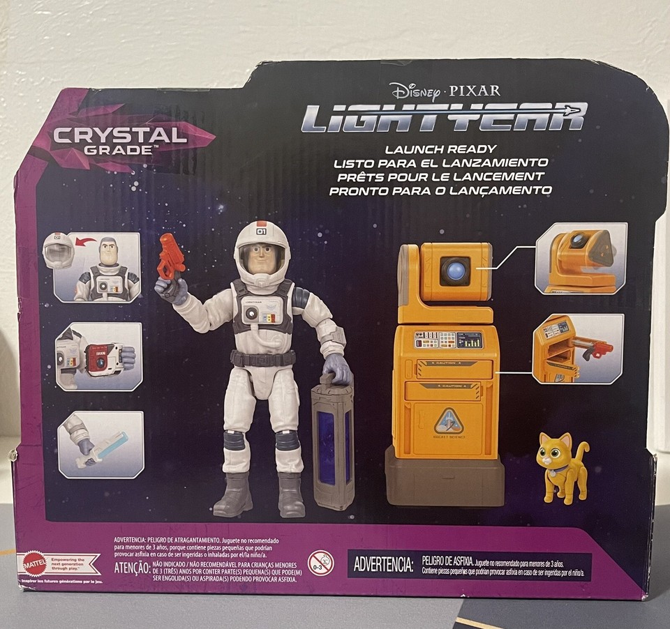 NEW - Disney Pixar Lightyear Crystal Grade Launch Ready Buzz & Eric ...
