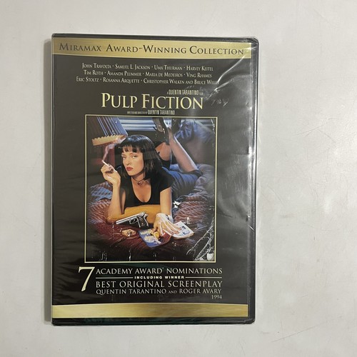 1994 Pulp Fiction DVD MOVIE John Travolta Samuel Jackson Uma Thurman ...