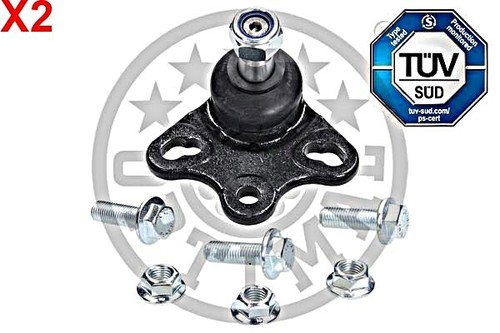 OPTIMAL 2x Ball Joints Front Lower For MERCEDES W169 W245 04-12 ...