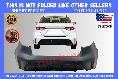 Fit 2020-2024 Toyota Corolla SE Rear Bumper Complete Assembly T1100353 ...