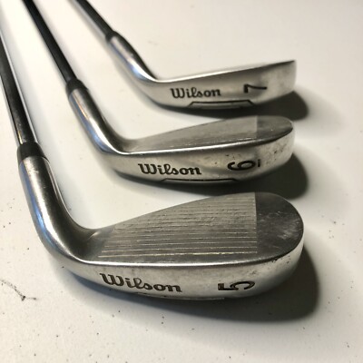 Wilson High MOI Profile 431SS Golf Club Irons 5, 6, 7 - READ DESC ...