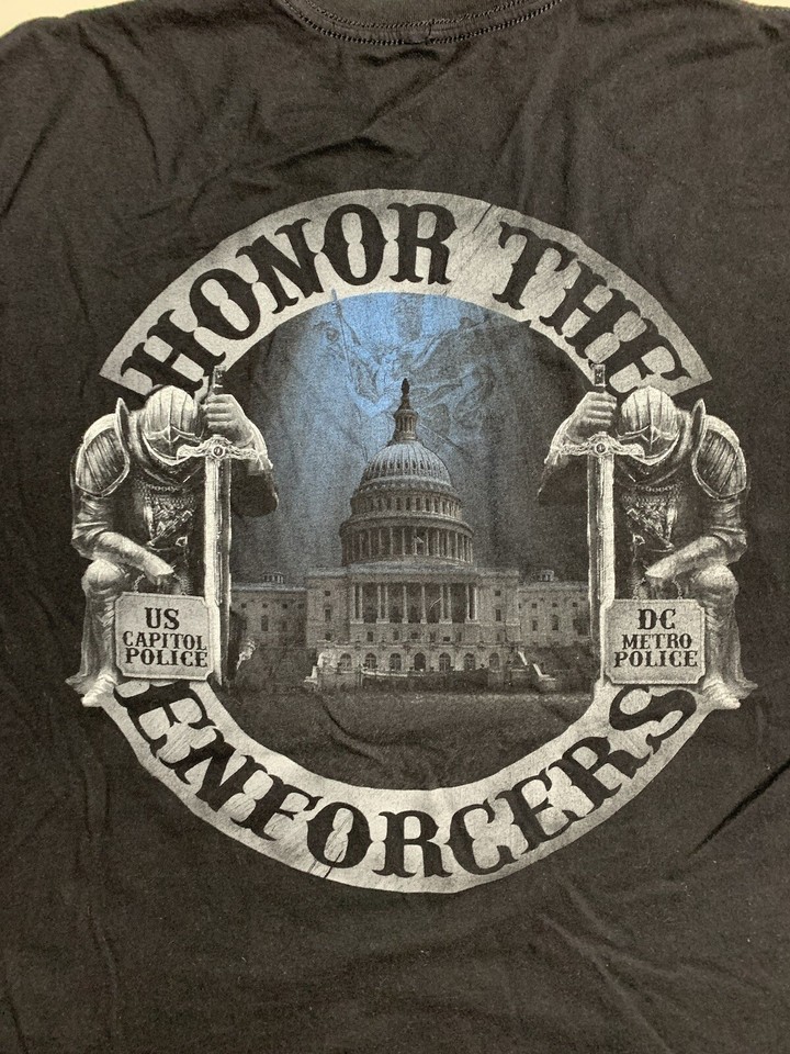 Honor The Enforcers US Capitol DC Police J6 Insurrection Unisex T-Shirt ...
