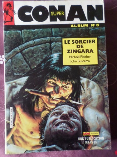 Super Conan Album n° 5 , Buscema/Thomas, eds Mon journal, 1986 | eBay