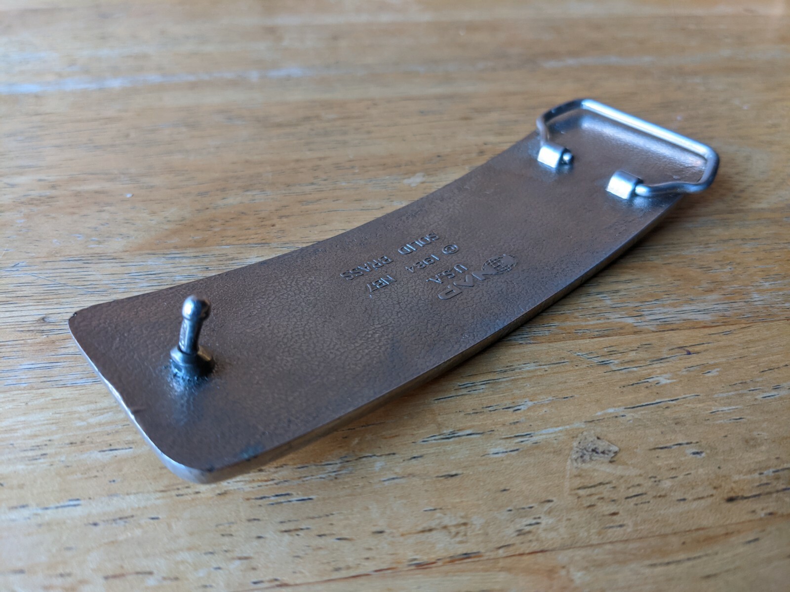 1984 NAP U.S.A. NB7 SOLID BRASS, "HERSHEY". RECTANGUL… - Gem