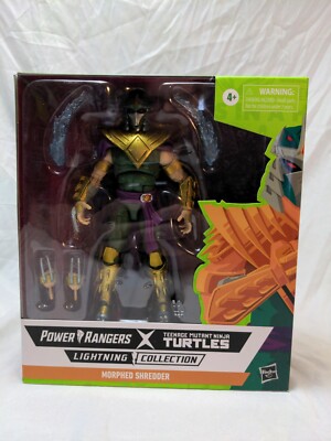 Hasbro Power Rangers Lightning Green Ranger Shredder Deluxe Action ...