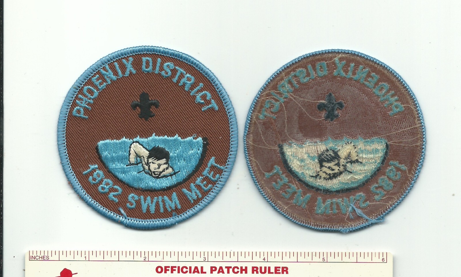 BU SCOUT BSA 1982 CHICAGO AREA COUNCIL PHOENIX DISTRICT SWIM MEET ...