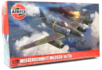 Airfix Messerschmitt Me262A-1a/2a 1:72 Scale Plastic Model Airplane Kit ...