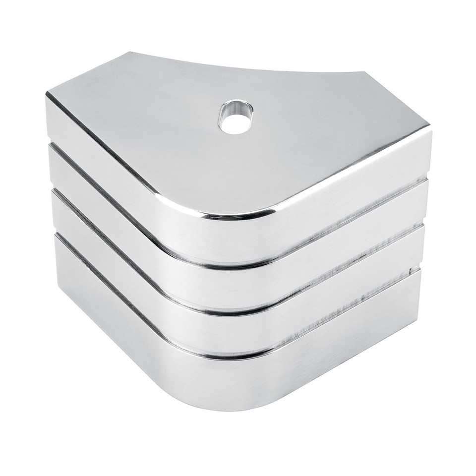 2x Aluminum Boat Deck Corners Protection for 90° Rounded Corner for ...