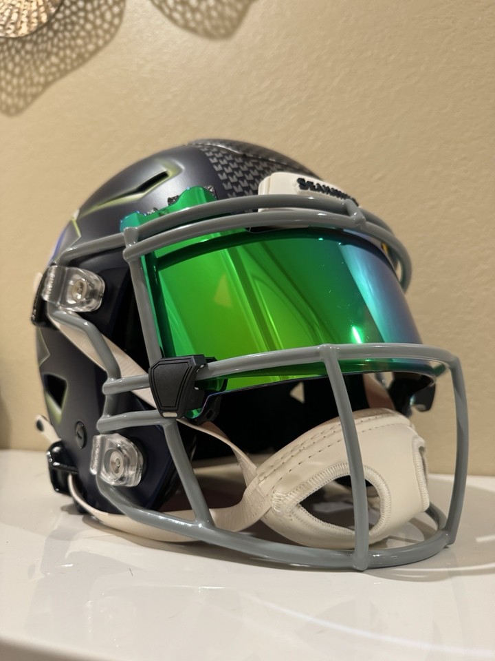 Super Bowl champ Sam Darnold Autographed Custom Full Size Speed Flex ...