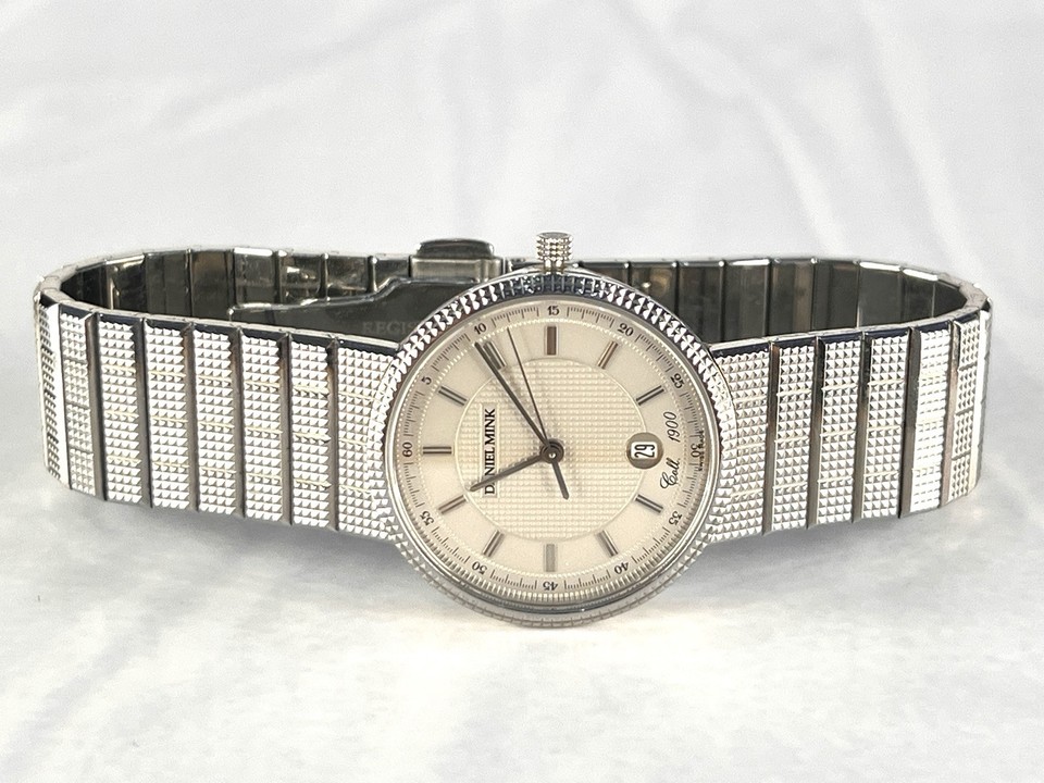 DANIEL MINK 1900. Solid S. Steel Swiss made Luxury Timepiece New old ...