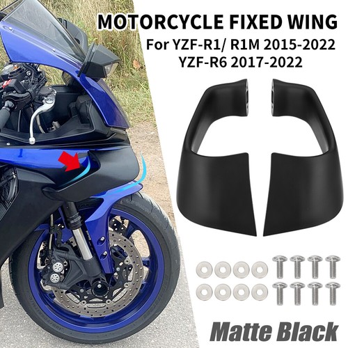 Winglets Wind Shield Wing Fairing Spoiler Kit For YAMAHA YZF-R1 R1 R1M ...