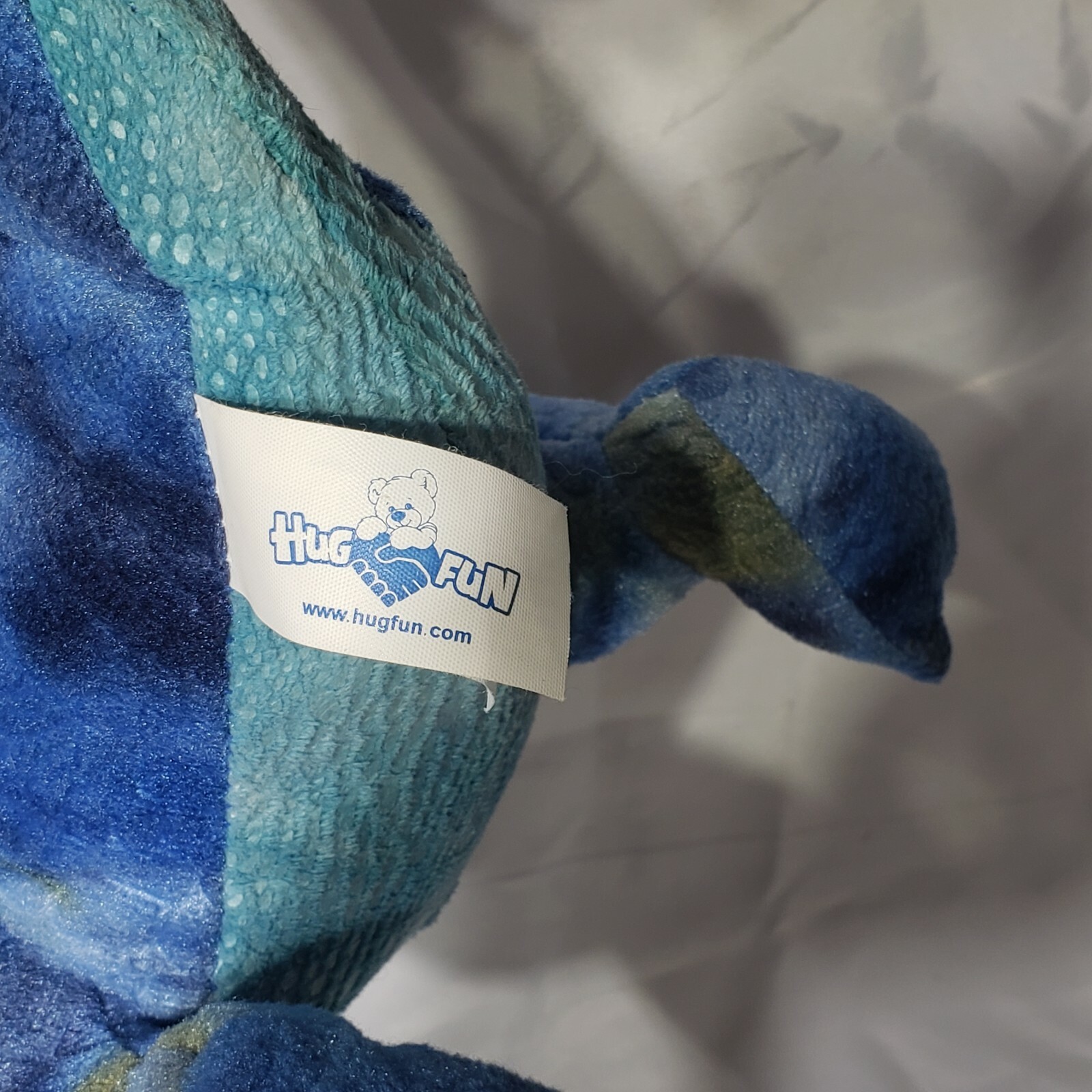 Hugfun International Blue Triceratops Plush Dinosaur 19" Multi-color ...