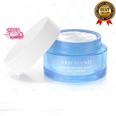 Srichand Skin Moisture Burst Gel Cream locks in hydrated skin light ...