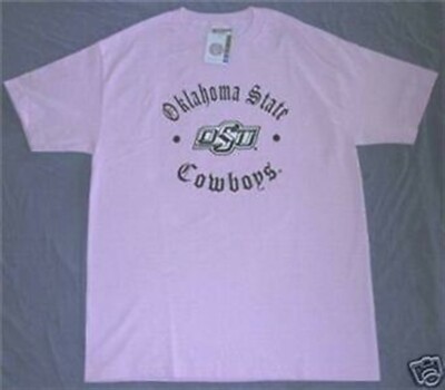 OKLAHOMA STATE COWBOYS OSU T SHIRT XL XLARGE FOOTBALL PINK NEW NWT | eBay