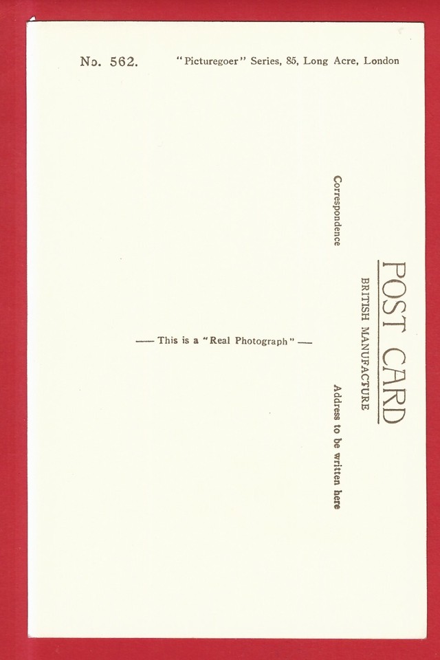 PICTUREGOER FILM STAR POSTCARDS - Card Range 501 to 600 - PICK YOUR OWN ...