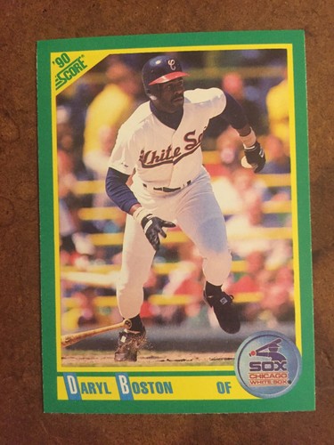 Daryl Boston 213 Score 1990 MLB Baseball Trading Card | eBay