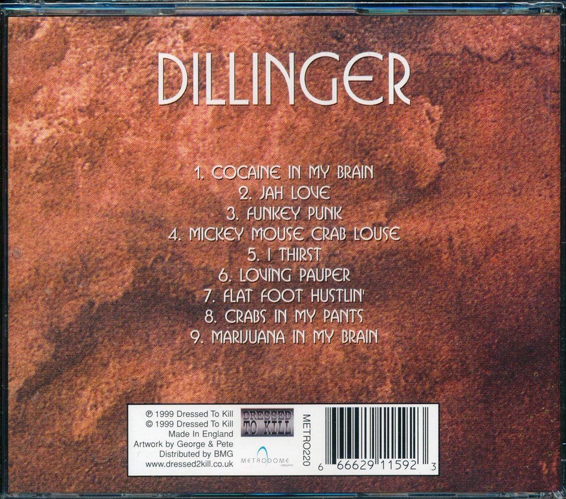 CD Dillinger - Kings Of Reggae (Cocaine In My Brain, Crab Louse, etc ...