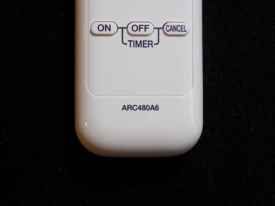 Genuine New Daikin Replacement Wireless Remote Control ARC 480A6 ...