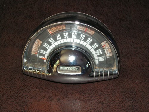 1949 1950 Oldsmobile Rocket 88 98 Chrome Speedometer gauge cluster | eBay