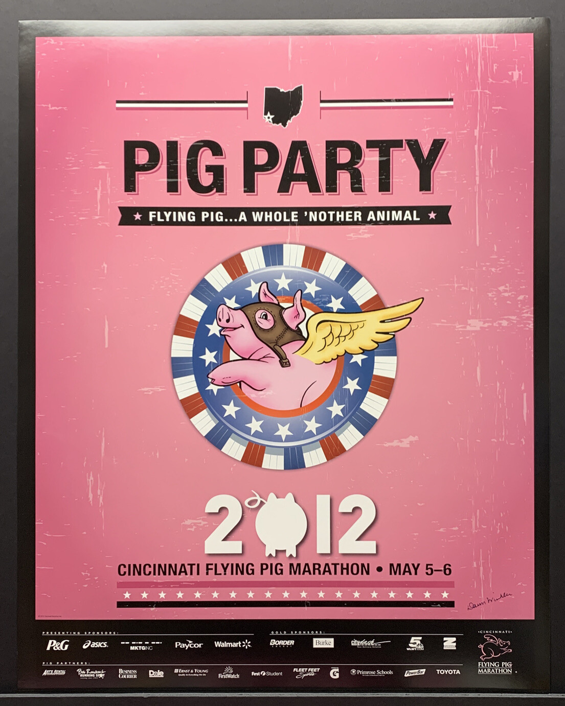 Flying Pig Poster