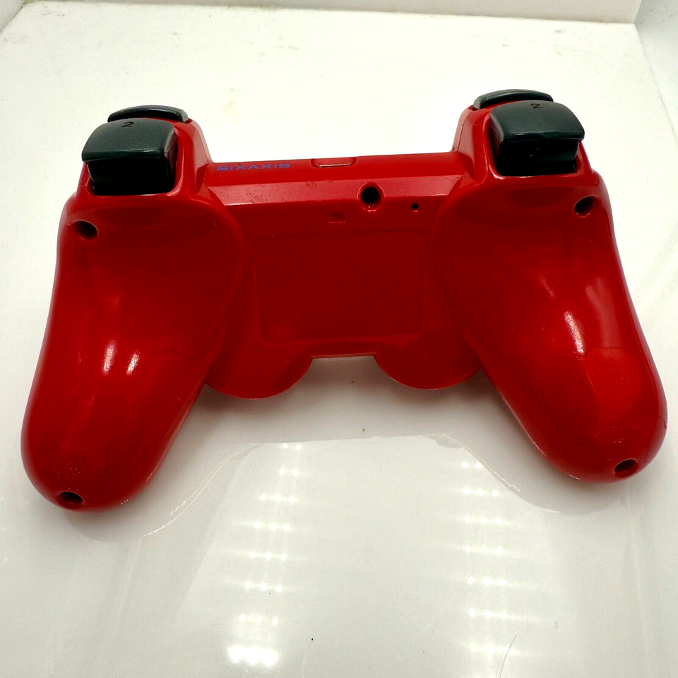 Sony PlayStation 3 OEM Red Wireless Controller SixAxis DualShock 3 ...
