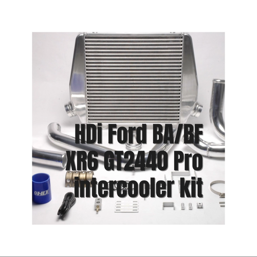 HDI GT2440 PRO Intercooler kit upgrade FOR Ford XR6 BA/BF TYPHOON F6 ...