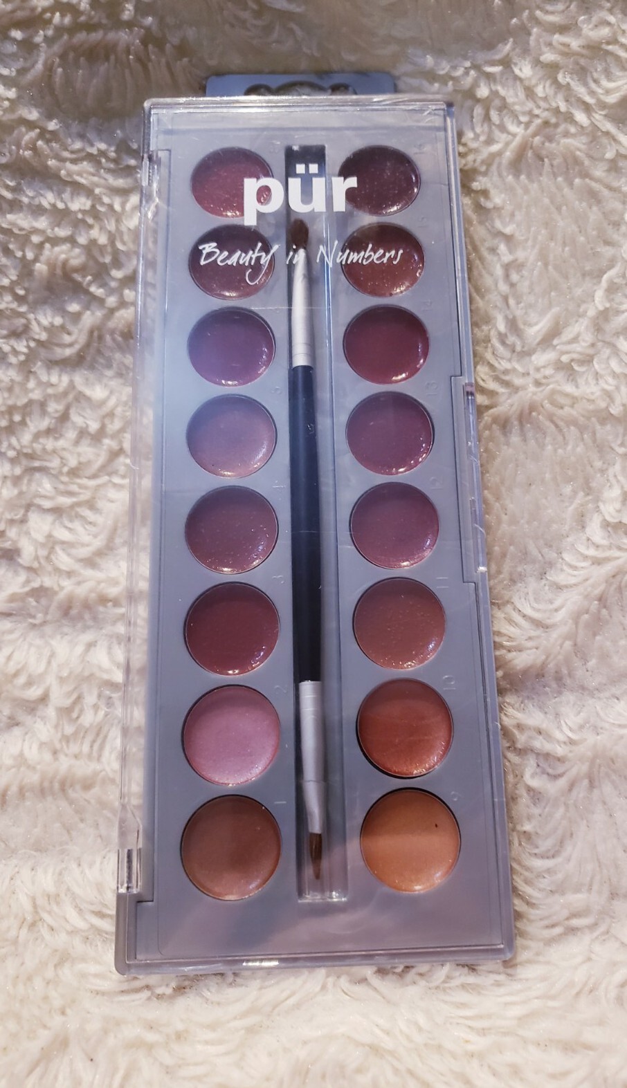 PUR Minerals Pur Beauty in Numbers Pur-Fect Lip Kit Palette 16 colors ...