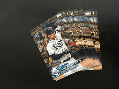 2018 Topps Update US244 Daniel Robertson 20 count lot Tampa Bay Rays | eBay