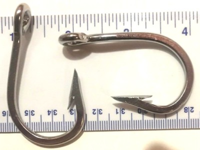 20 GT Stainless Big Game Swordfish Tuna Fish Fishing Hooks - size 8/0 ...