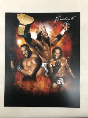 WWE WCW HOF King Booker T Signed 8 X 10 Photo Wrestling Autograph NO ...