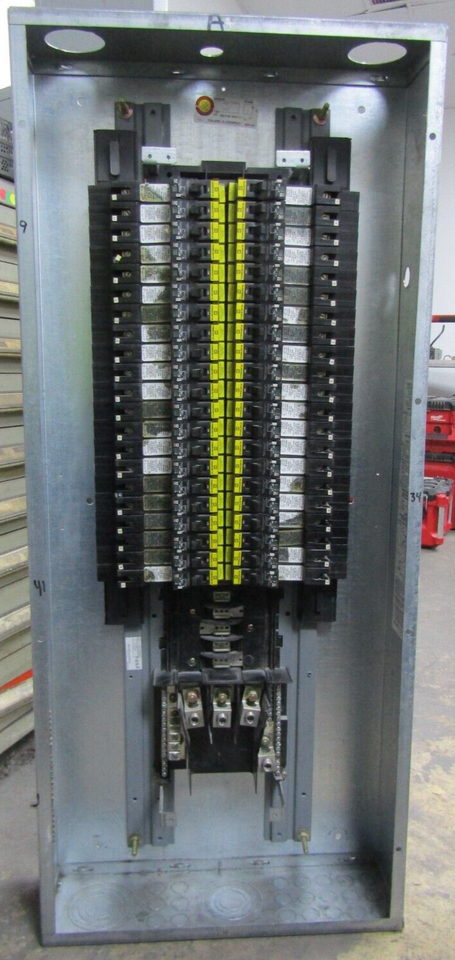 😃SQUARE D 225 AMP MAIN LUG PANELBOARD 480Y/277V 3Ø 42 CIRCUIT W/REMOTE ...