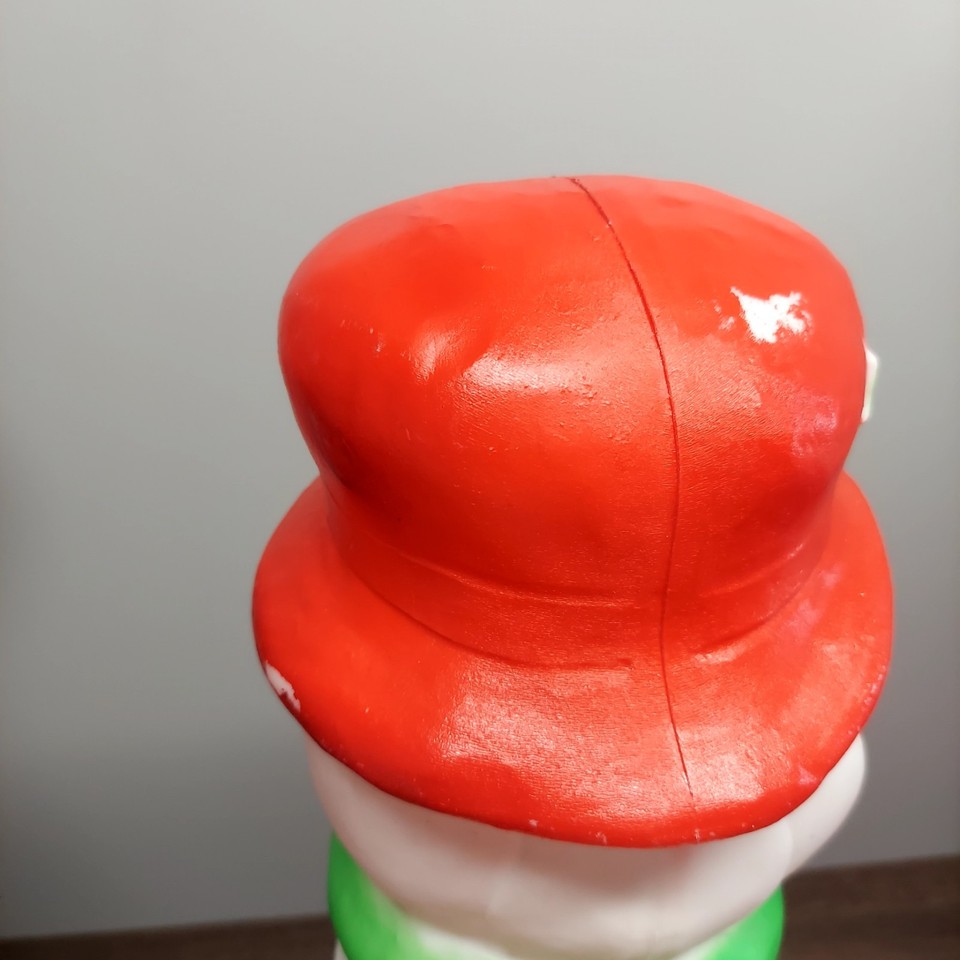 Vintage Christmas Snowman Blow Mold Mrs Snow Woman 22" Union Products ...