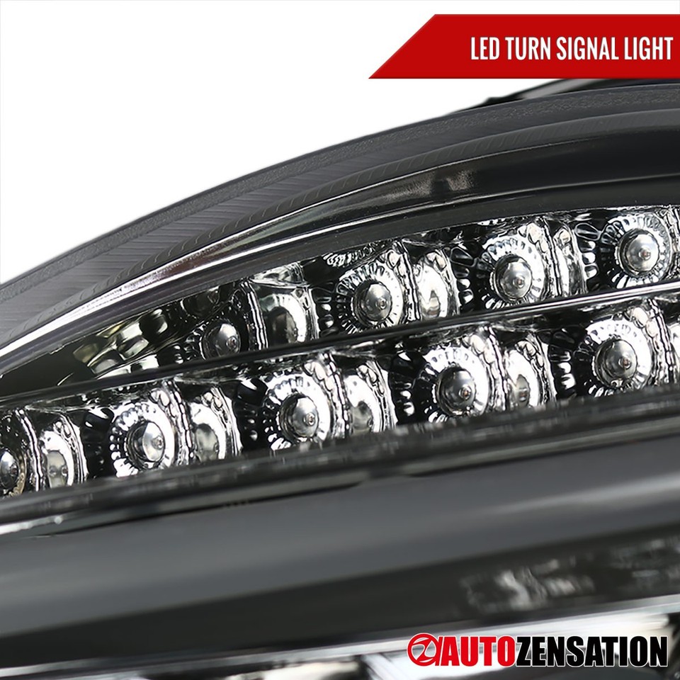Fits 2001-2007 Mercedes Benz W203 C-Class LED Strip Signal Projector ...
