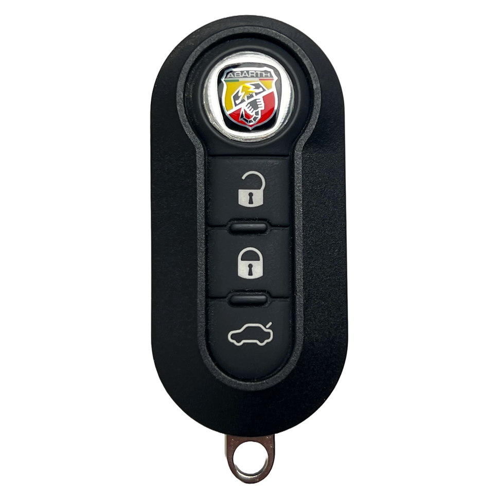 Cut Key Oem 2012-2017 Fiat Abarth Logo 500 595 Flip Key Fob Remote ...