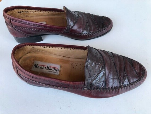 Mario Bruni Men's 9.5 Loafers Dress Shoes Made Italy | eBay
